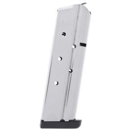 Check-Mate 1911 10mm 8-Round Stainless Steel Magazine with Removable Base