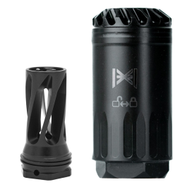 HuxWrx Safety Company Blastphemy Blast Deflector w/ QD 556 1/2x28 Flash ...